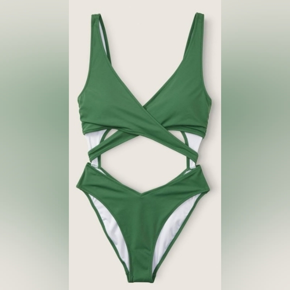 Victoria's Secret | Swim | Vs Pink Swim Body Wrap One Piece Swimsuit ...